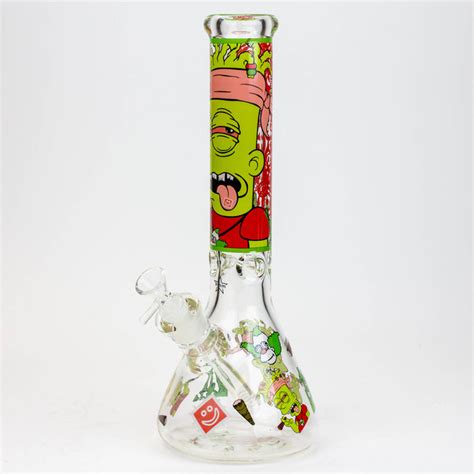 135 Rm Cartoon 9 Mm Glass Beaker Water Bong One Wholesale Canada