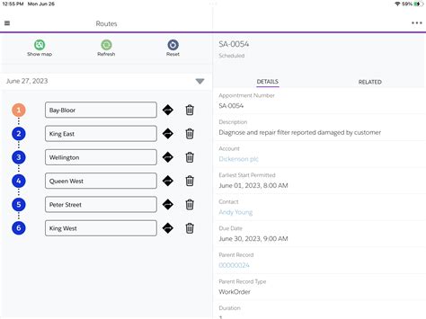 In App Route Optimisation Axsy Knowledge