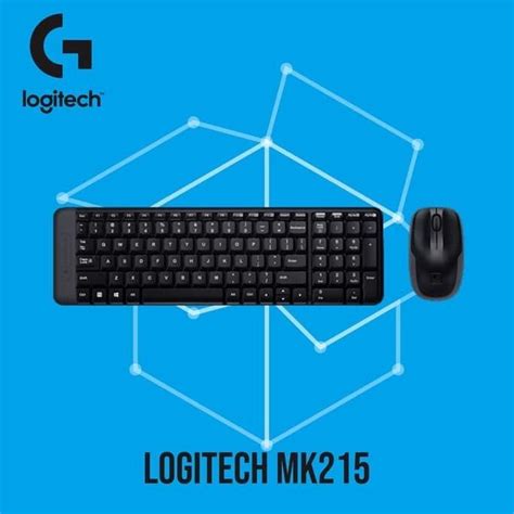 Jual Logitech MK215 Wireless Combo Keyboard Mouse Shopee Indonesia