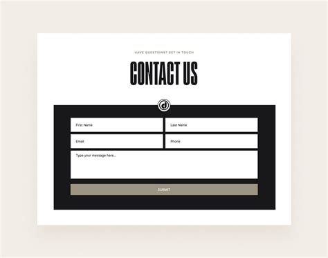 Effective Contact Form Design Templates And Examples