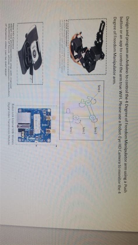 Solved Design And Program An Arduino To Control The 4 Degree