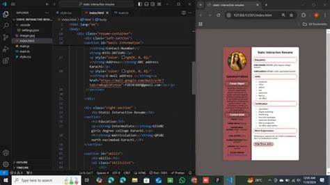 Qandeel Kamran On Linkedin Alhamdulillah Frontenddevelopment Interactiveresume Html Css