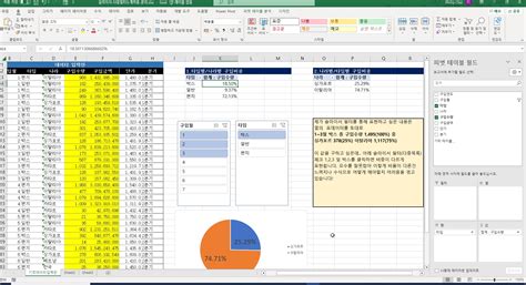 슬라이서 수식 및 다중필터 설정시 누계 자료 적용의 건 오빠두엑셀