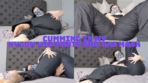Ravennoir Cumming In My Nylon Wind Pants And Gas Mask