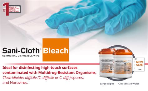 Pdi Sani Cloth Bleach Disinfecting And Cleaning 160 Count