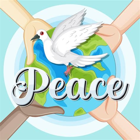 Free Vector Global Unity And Peace Concept