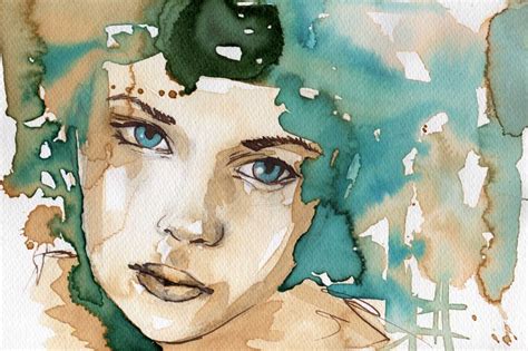 Watercolor Portrait Simple