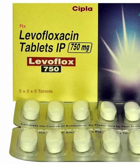 Levoflox 750 Levofloxacin Tablets Ip Cipla Ltd Prescription At ₹ 56 89 Stripe In Nagpur