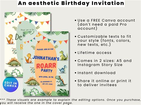 Coding Editable Digital Birthday Invitation Template Software Personalized Printable Card