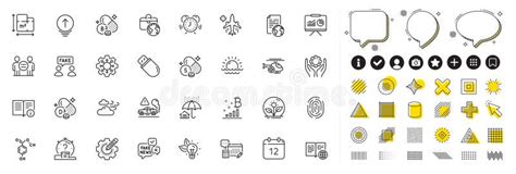 Set Of Execute Floor Plan And Annual Calendar Line Icons For Web App Pictogram Icon Vector