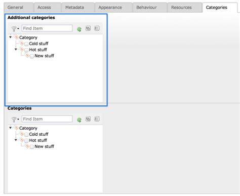 System Categories — Typo3 Explained 104 Documentation