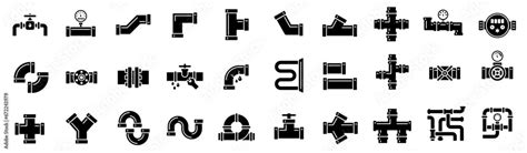 Water Oil Or Gas M3 Pipeline With Fittings And Valves Pipeline Open Close Pipe Fitting