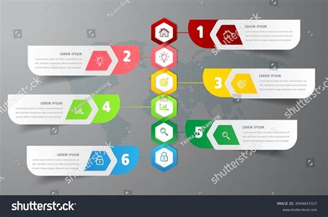 Modern Timeline Text Box Template Infographics Stock Vector Royalty Free 2044833317 Shutterstock