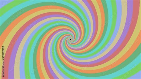 Animated Abstract Background Simple Retro Radial Rays Banner Pop Art