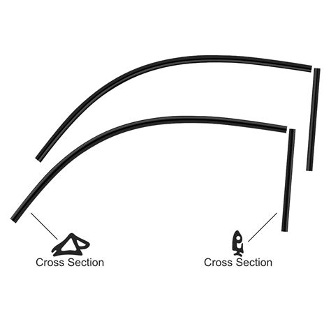 All Ghia Door Rubber Seal Diagram