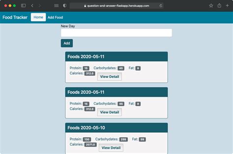 Github Reuben21basic Diet Tracker Made With Flask A Basic Web