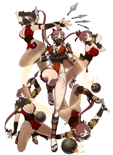 Hotaru Inaba Cyphers Ass Bomb Breasts Brown Hair Cleavage