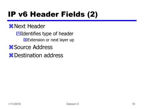 University Of Houston Internetwork Protocols Datacom II Lecture Ppt Download