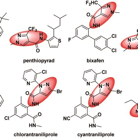 Chemical Structures Of Furametpyr Penthiopyrad Bixafen Sedaxane Download Scientific Diagram