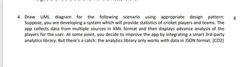 Solved Draw UML Diagram For The Following Scenario Using Chegg