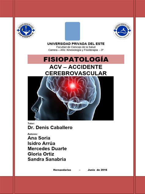 Accidente Cerebrovascular Upe 2016 Sandra Sanabria Pdf