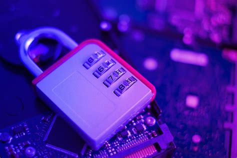 Premium Photo Encrypted Hard Disk Padlock With Cipher On An Opened Hard Disk