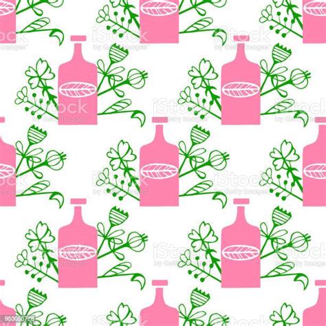 벡터 손으로 그린 포스터 Hygge과 민속 패턴 병 무늬의 스타일 차 카페 포장 포스터의 메뉴에 대 한 0명에 대한 스톡 벡터 아트 및 기타 이미지 Istock