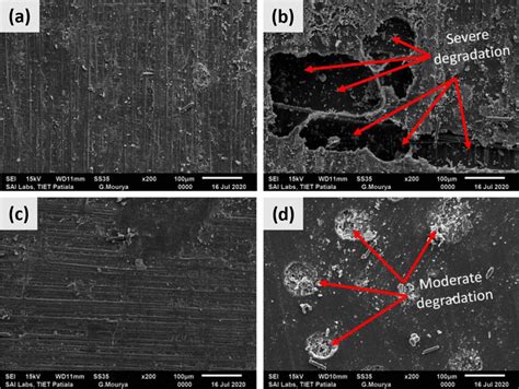 Sem Micrographs Of The Surface Of Neat Composite Specimens At A