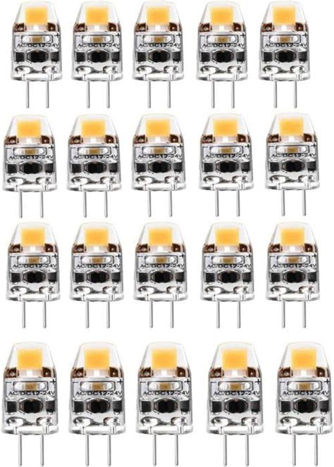 Ampoules G Led Dimmable W Led Equivalent W Ampoule Halog Ne Blanc Chaud K Ac Dc