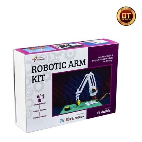 5 DoF Robotic Arm Kit Best DIY Robot Arm Building Kit For Advanced Robotics STEMpedia