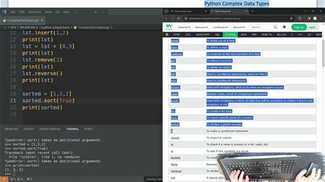 🐍 Python Complex Data Types Asmr Calm Code🌿 Youtube