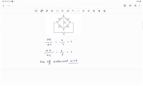 solved the output voltage of a balanced wheatstone bridge is a equal