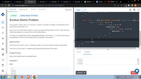 Nomaan Ahmad On Linkedin Acciojob Java Streak Arrays Day9