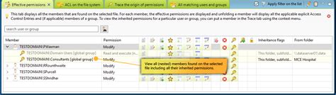Tracing NTFS Permissions