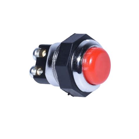Push Buton Metalic De Impuls 12VDC 250VAC