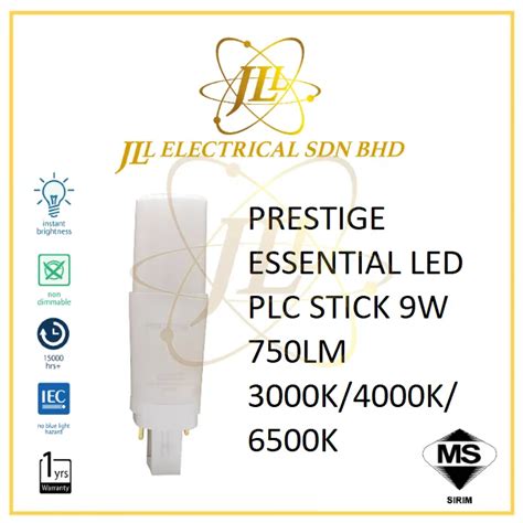 Prestige Essential Led Plc Stick 9w 750lm 3000k4000k6500k Kuala