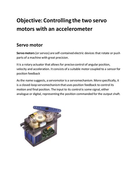 Motorized Pan Tiltarduino Based Docx