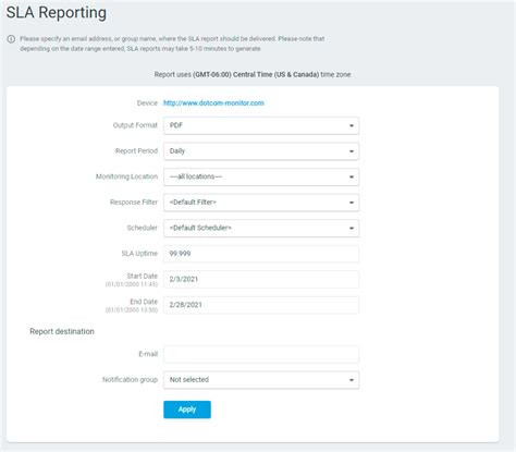 sla report how to create an sla report sla monitoring and sample reports