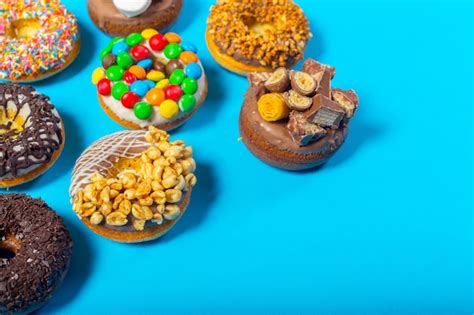 Premium Photo Assorted Donuts