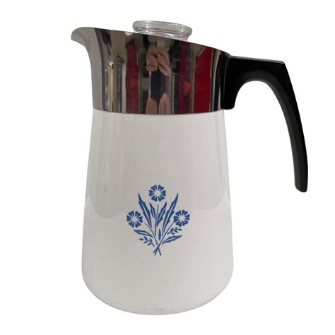 Vintage Corning Ware Coffee Pot 6 Cup S