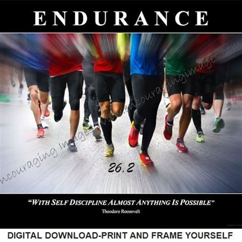 Marathon Motivational Poster Etsy