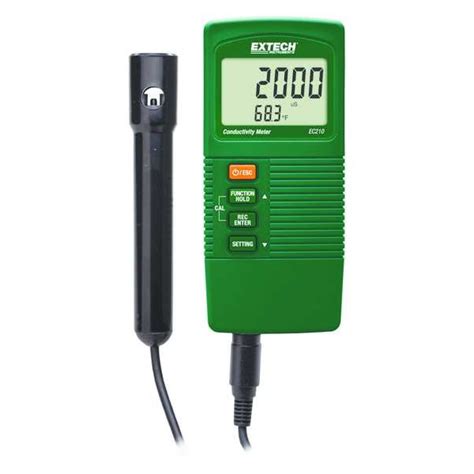 Extech Conductivity Meter 9v Battery Ec210 Zoro