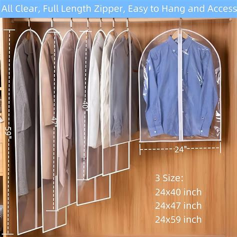Clear Plastic Suit Bags