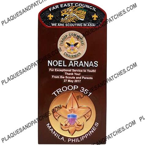 Buy Troop Committee Chairman Tcc Plaques Plaques And Patches