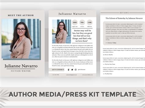 Author Media Kit Template Design By Jonayat Al Habib70 On Dribbble