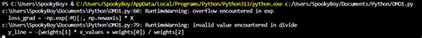 Python Проблема с обучением линейного алгоритма бинарной