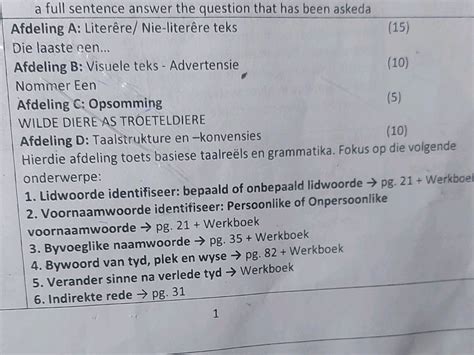A Full Sentence Answer The Question That Has Studyx