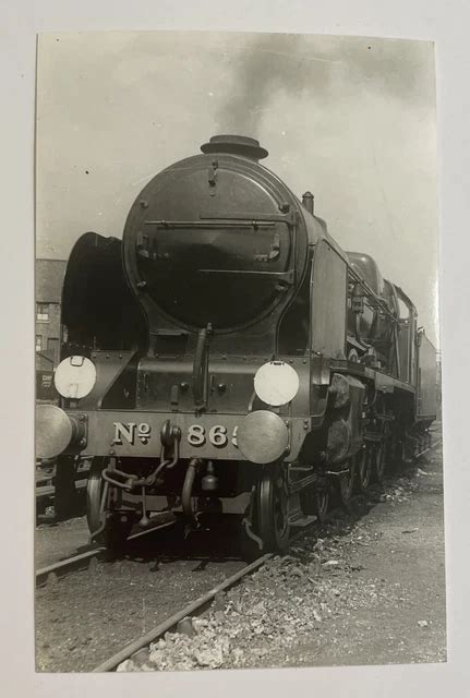 Sr Railway Locomotive Photograph Lord Nelson Class 865 Folkestone