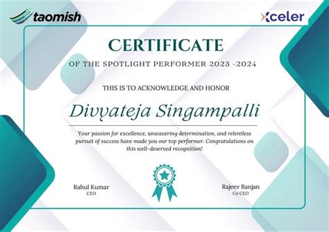 Divyateja Singampalli On Linkedin Spotlightperformer Teamsuccess