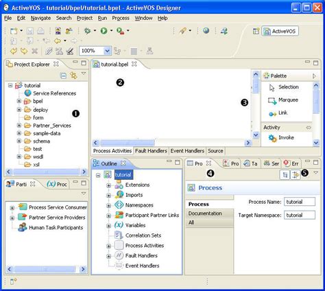 step 2 create a new process file in the tutorial bpel folder